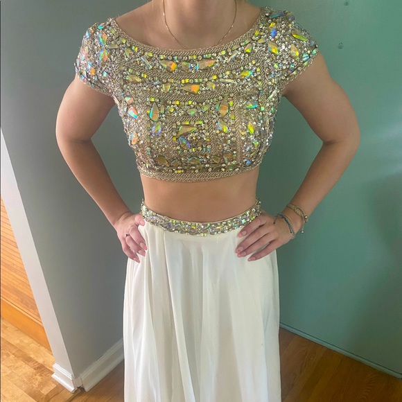 Dresses | Very Eye Catching Prom Dress With Rhinestones | Poshmark